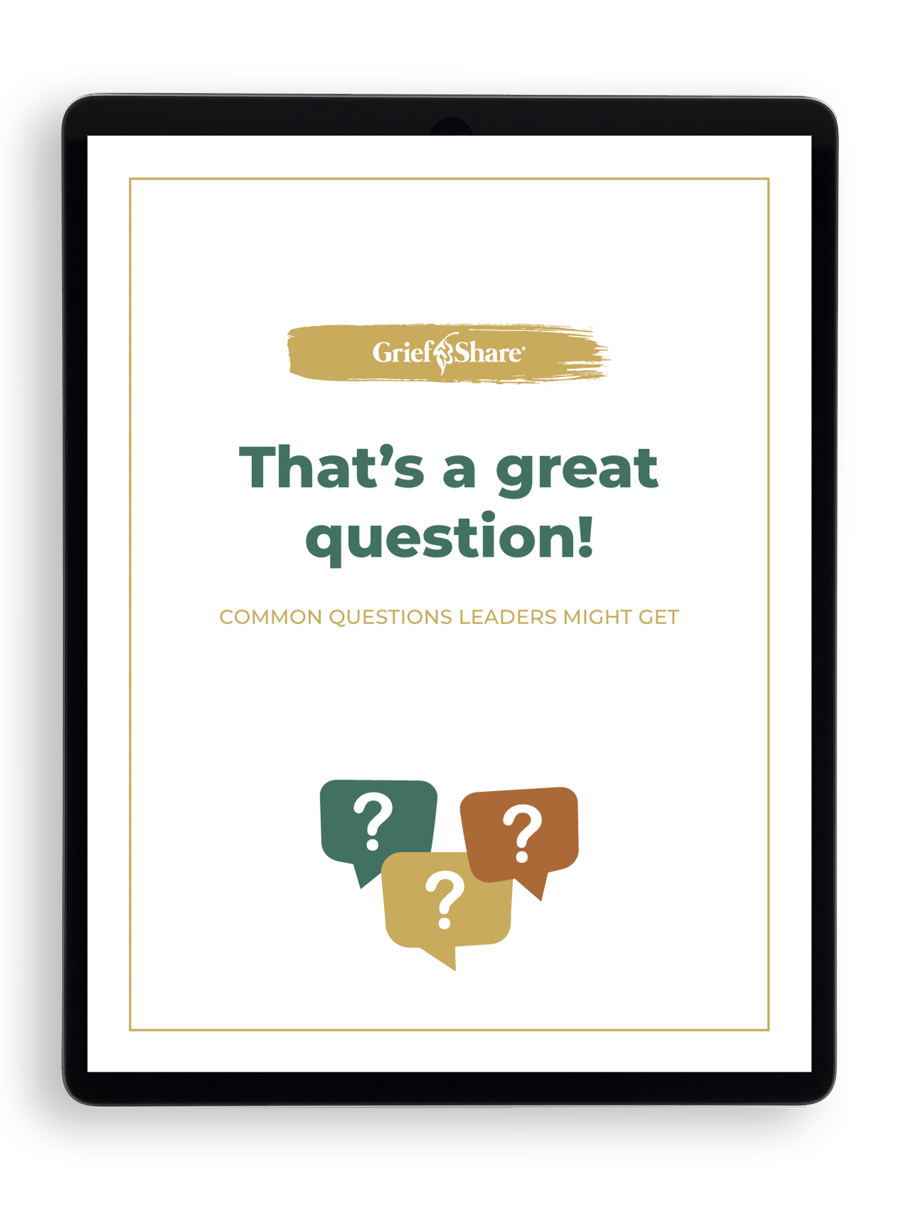 When Grieving People Ask Hard Questions